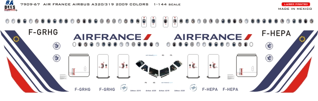 8aDecs.::.Decals Catalogue Air france A320 2009